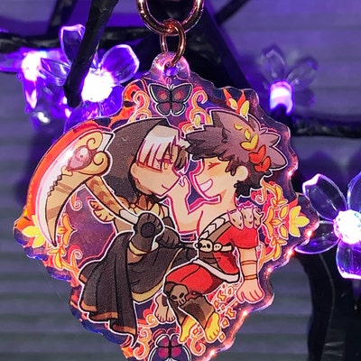 Thanzag Zagthan Zagreus Thanatos Keychain Charm Hades Game - Etsy