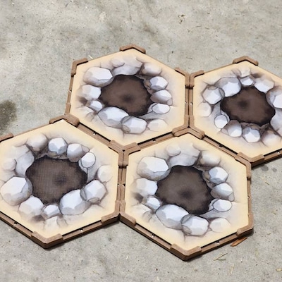 Tabletop Monthly Planet Hexes and Border Extenders Board - Etsy