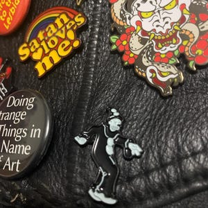 Dark Humor Enamel Pins Gothic Pins Funny Hard Enamel Pins Dark Grunge ...