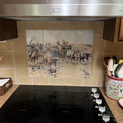 Monopoly Man Rich Uncle Graffiti Pop Money Bag Ceramic Tile Mural ...