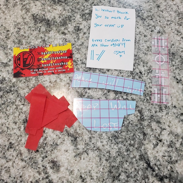 Twenty One Pilots Car Radio Decal (tyler Joseph & Josh Dun Handwriting ...