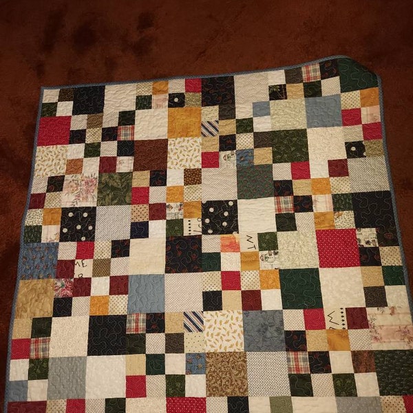 Patchwork Medallion Table Topper, 20.5”x20.5” - Etsy