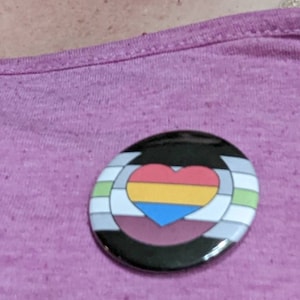 Custom Pride Flag Button // LGBTQ Pride | Etsy