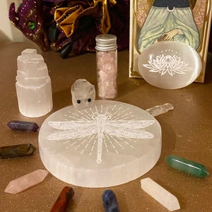 One Beautiful Black Obsidian Scrying Plate Black Obsidian - Etsy