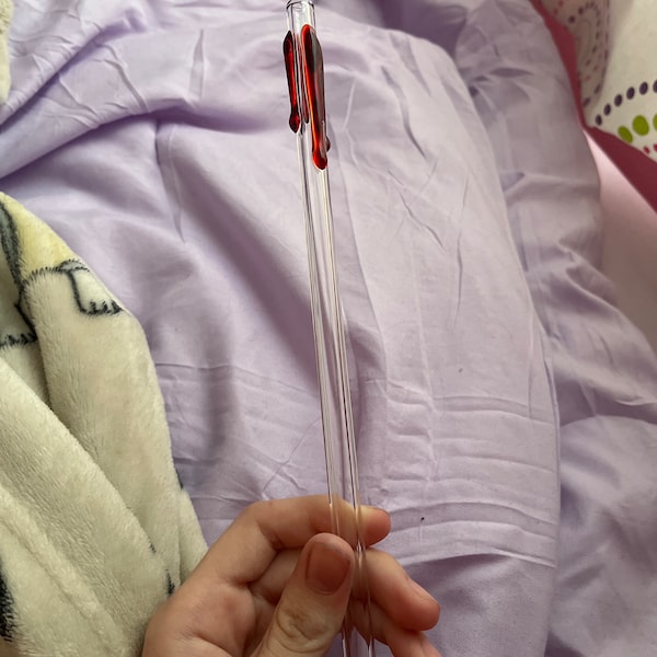 Blood Drips Glass Drinking Straw - Etsy