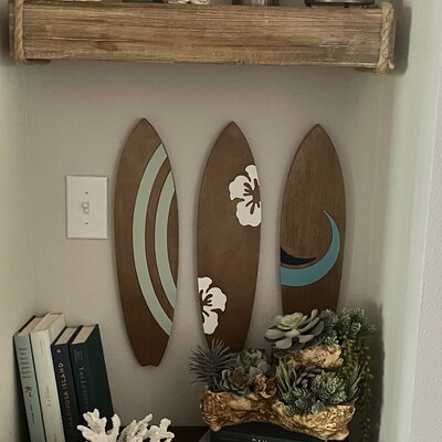 Custom Wood Surf Decor for Beach Nursery Wall, Great for Surfer Kids ...
