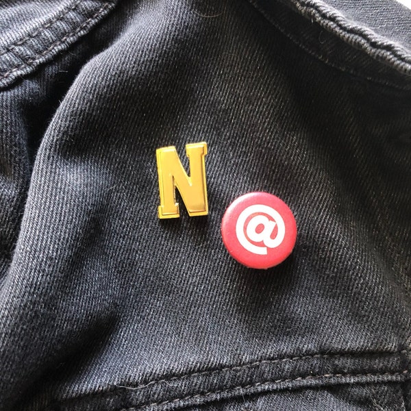 Letter Pin Gold, Gold Letter Pin, Gold Initial Pin, Initial Pin, Name ...