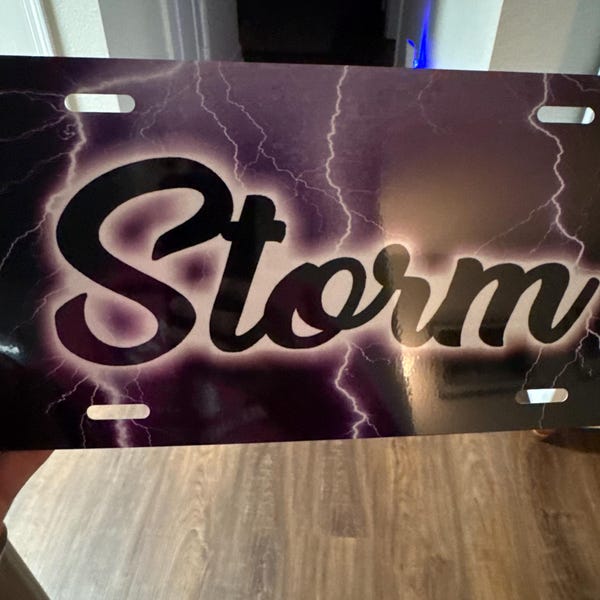 Blood Spatter Scream Queen Halloween Horror Personalized License Plate ...