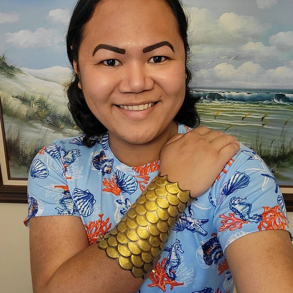 Mermaid Lyfe Style! Silicone Mermaid/fish Scales Bracelet/bracer/triton ...