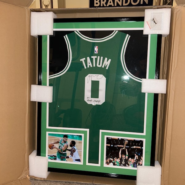 XL Double Matted Custom Framed Jersey Display Case Frame - Matting ...