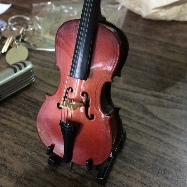 Miniature Cello Miniatures Musical Instrument Model Cello Model ...