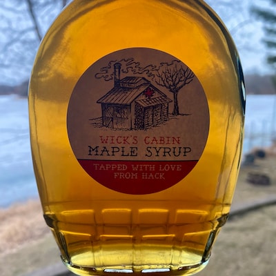 Custom Sugar Shack Maple Syrup Labels for Backyard Sugaring Gifts ...