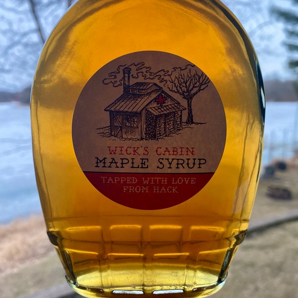 Custom Sugar Shack Maple Syrup Labels for Backyard Sugaring Gifts ...