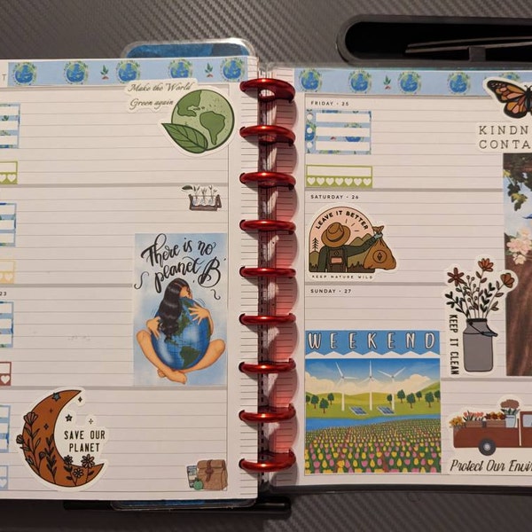 Monthly Amusement Park Printable Planner Stickers: Made to Fit the ...