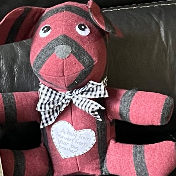 Memory Dog/puppy/stuffed Animal/custom Made/from Shirt/in Memory Of ...
