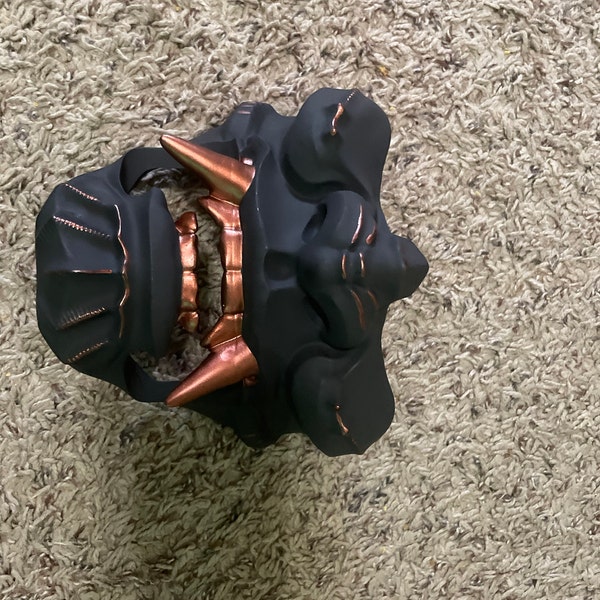 Oni Mask Katana Wall Mount - Etsy