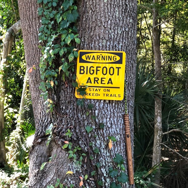 Sasquatch 18 Inch Tree Knocker - Handcrafted Bigfoot Gift - Etsy