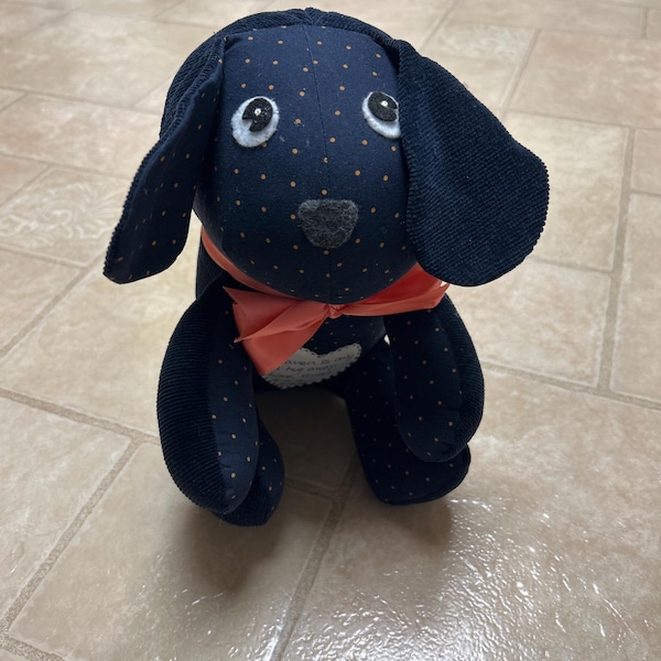 Memory Dog/puppy/stuffed Animal/custom Made/from Shirt/in Memory Of ...