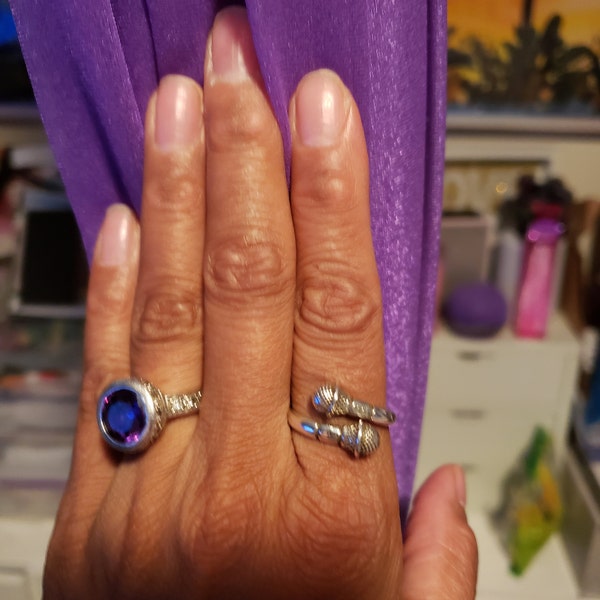 Silver Microphone Ring - Music Wrap Ring, Gift for Music Lovers ...