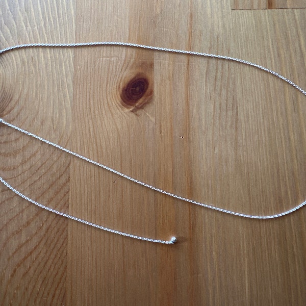 925 SOLID Silver Adjustable Chain, Any Size up to 24inch , Singapore ...