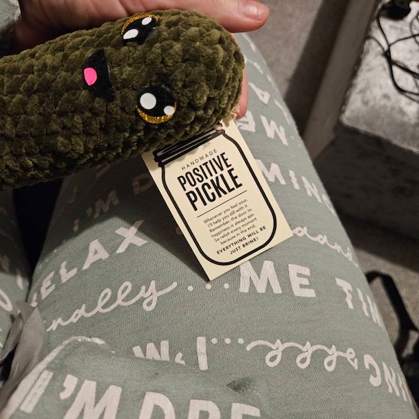 PRINTABLE + PATTERN Positive Pickle Display Cards & Tags + Amigurumi ...