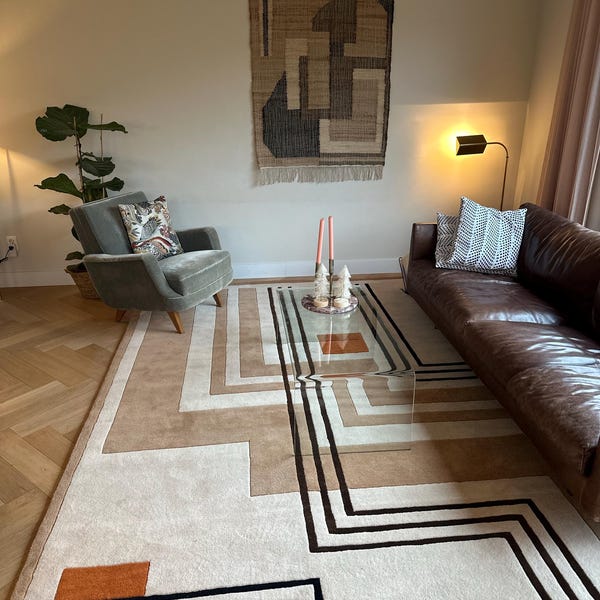 Hand Tufted Cat Skin Wool Carpet for Home Decorative Living Room ...