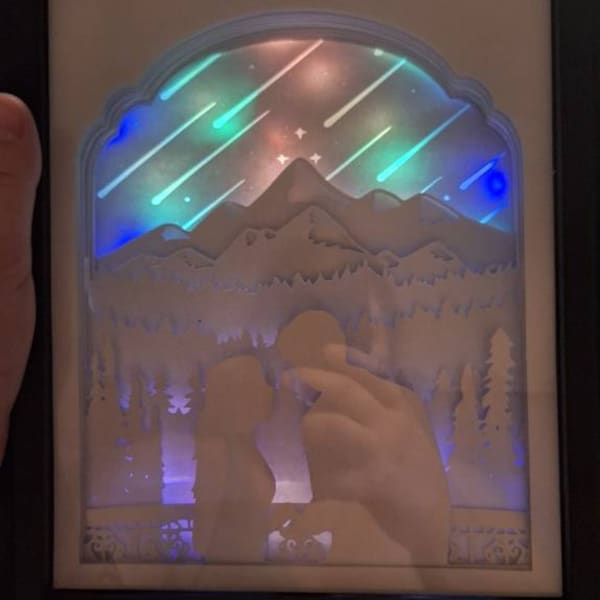 Throne of Glass Terrasen Inspired Shadowbox/lightbox Digital File - Etsy