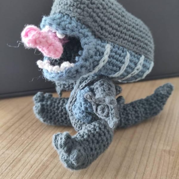 Crochet PATTERN Lil'xeno | Cute and Little Scary Amigurumi Alien From ...