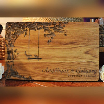 Family Tree Cutting Board Wedding Gift Personalized Wedding Cutting ...