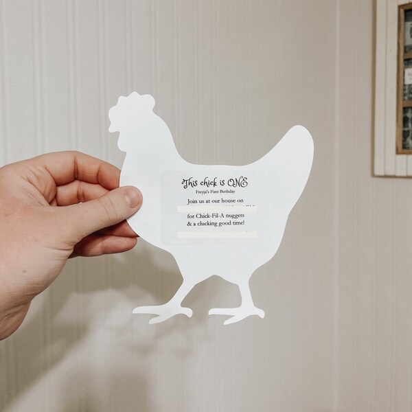 25 Pack - Paper Chicken Shapes, Chicken Die Cuts, Paper Chicken Cut ...