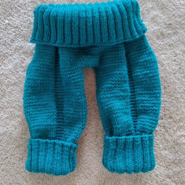Cozy Baby Pants Knitting Pattern Baby Trousers Knitting Pattern Baby ...