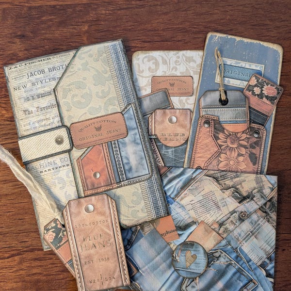 Junk Journal Kit, Printable Kit, Collage Sheet, Handwritten Journal ...