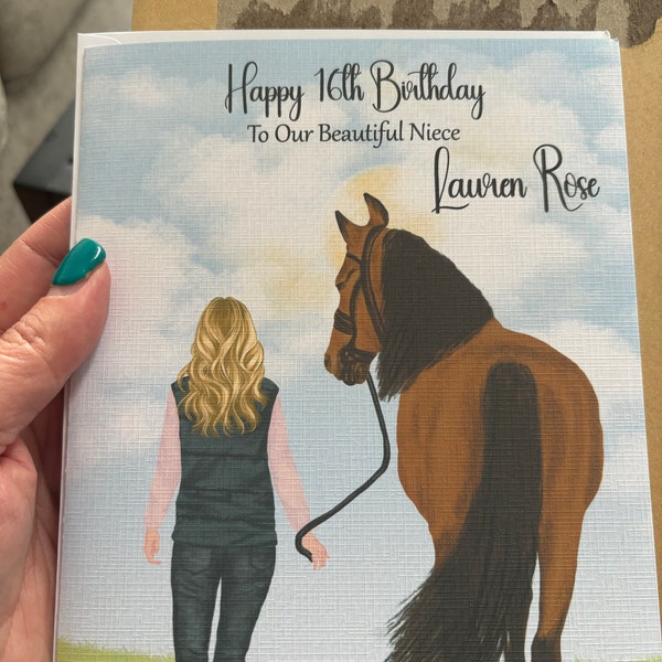 Personalised Prom Card on Your Prom Night School Prom Girls Teenager ...