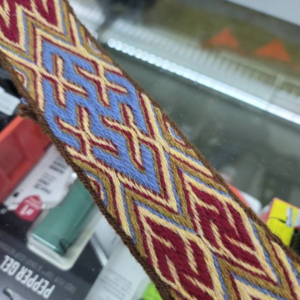 Tablet Woven Trim, MANY COLOR VARIANTS, Viking Trim, Tablet Weaving ...
