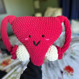 Anatomical Uterus Crochet Pattern PATTERN ONLY Instant DOWNLOAD ...