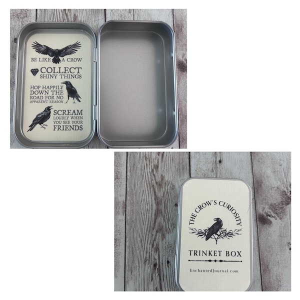 The Original Crow's Curiosity Trinket Box With Treasure Collection ...