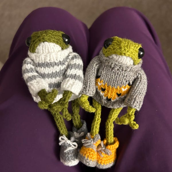 Plush Frog, Amigurumi Frog, Knitted Frog, Amigurumi Doll, Crochet Frog ...