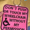 Treat as Wheelchair Sign, Disabled Buggy Tag, Wheelchair Pram Clip ...
