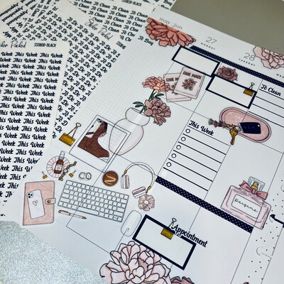 Haircut Planner Stickers Hair Cut Planner Stickers Hair Day Stickers ...