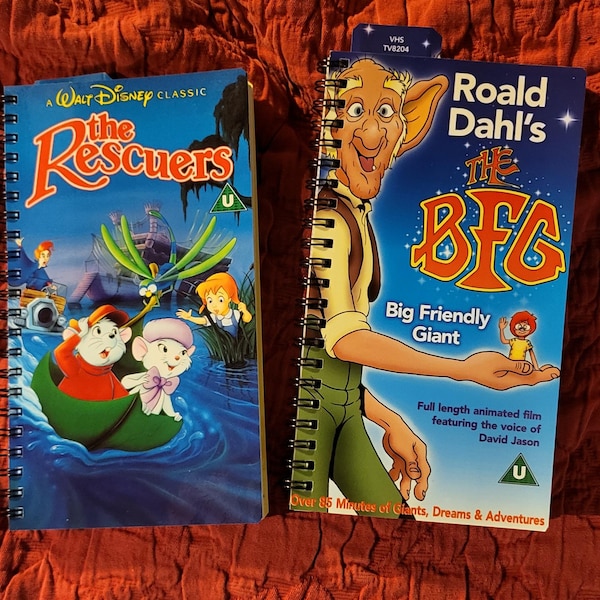 Recycled/upcycled VHS Cover Notebook - Family Favourites - Shrek ...