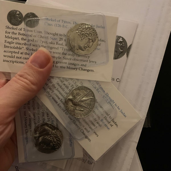 Judas Famous Roman Historical Coin Shekel of Tyros Coin, Thought to Be ...