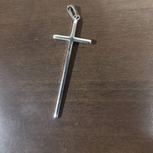 Sterling Silver Simplistic Bubble Cross Pendant Necklace 925 Sterling ...