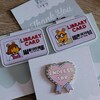 Brother and Sister Library Card Magnetic Bookmark Set Bookish Gift Book ...