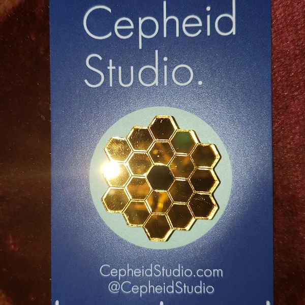 JWST Pin Badge, James Webb Space Telescope Lapel Pin - Etsy