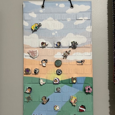 Enamel Pin Holder, Organizer and Display, Holds up to 96 Pins - Etsy