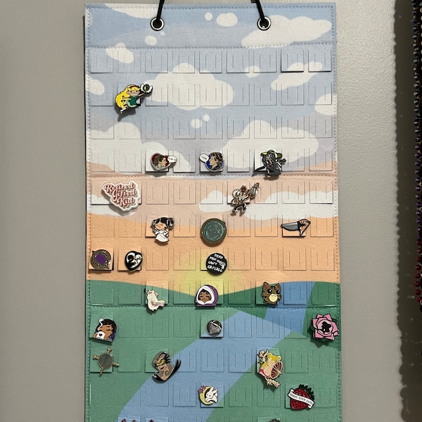 Enamel Pin Holder, Organizer and Display, Holds up to 96 Pins - Etsy