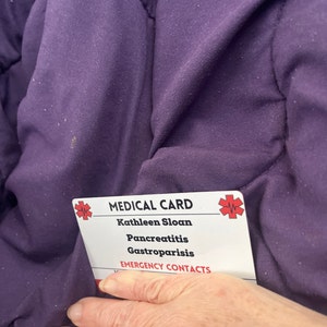 Pots Medical Card Package, Pots Syndrome, Pots Awareness Wallet Insert ...