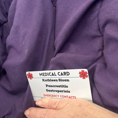 Pots Medical Card Package, Pots Syndrome, Pots Awareness Wallet Insert ...