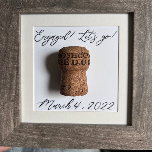 Personalized Cork Keepsake With Your Name, Title, and Specific Date ...