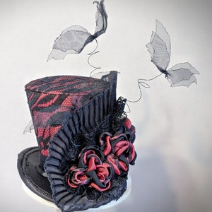 Music Notes Mini Top Hat, Mini Top Hat, Mad Hatter Hat, Fascinator ...